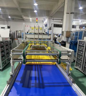 China Bottom-Melting Slice 25pcs-30pcs/Min Rewinding 15m/Min Medium-Effect Filter Bag Mechanical Equipment for sale