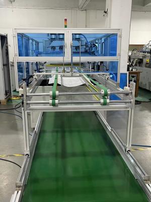 China 15KW Operation Convenience Ultrasonic Primary Trapezoidal Filter Bag Making Machine. for sale