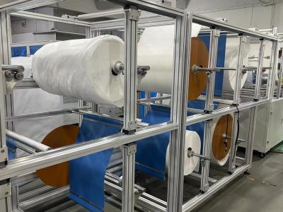 China 0.6Mpa 15KW PLC Program Control Ultrasonic Primary Trapezoidal Filter Bag Making Machine. for sale