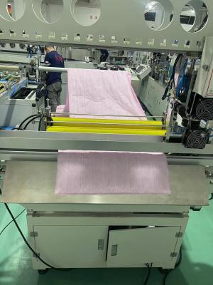 China PLC Program Control Automatic Ultrasonic Bag Welding Slicer 10-12RS/min for sale