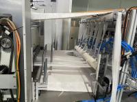 China 12KW Automatic Setting Ultrasonic Intermediate Effect Air Filtration Bag Making Machine. for sale
