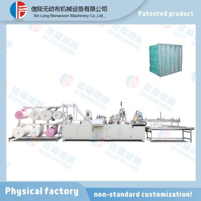 China Automatic Ultrasonic Hospital Operating Room Air Conditioning Filter Bag Making Machine for sale