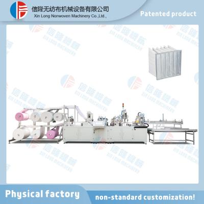 China High-speed Automatic Ultrasonic Non-woven Bag Pollutant Separation Air Filter Manufacturing Machine for sale