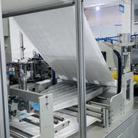 China Ultrasonic Pocket Filter Making Machine With Trapezoidal Bag Appearance And Neat And Time-Saving for sale