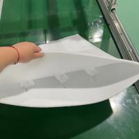 China Ultrasonic Primary Trapezoidal Pocket Filter Machine Various Sizes Of Primary Trapezoidal Bags for sale
