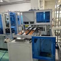 China Ultrasonic Primary Trapezoidal Pocket Filter Machine Various Sizes Of Primary Trapezoidal Bags for sale