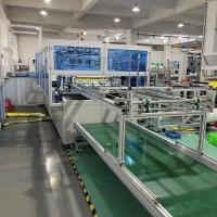 China Ultrasonic Primary Trapezoidal Pocket Filter Machine Various Sizes Of Primary Trapezoidal Bags for sale