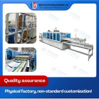 China The Latest Non-woven Fabric Product Manufacturing Machine High-performance Trapezoidal Air Filter Bag Machine for sale