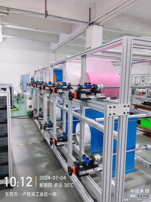 China Ultrasonic Trapezoidal Filter Bag Machine Energy-saving Mediu for sale