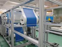 China Multifunctional Automatic Production Equipment For Trapezoidal Air Filter Bags With Partition Strips for sale