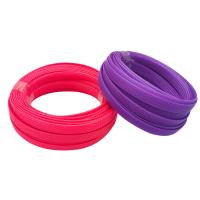 China Pattern Nylon braided sleeve Electrical wire protective expandable polyester sleeving for sale