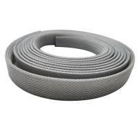 China Pattern Nylon braided sleeve Electrical wire protective expandable polyester sleeving for sale