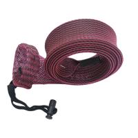China Rod Tip Protector Ice Fishing Rod Cover Braided Mesh Fishing Pole Sleeves for sale