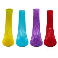 China Colorful PET Expandable Braided Sleeving Mesh Tube Flexible Cable Sleeve for sale
