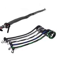 China 30 X 1900mm Fishing Rod Sleeve Rod Cover Braided Mesh Rod Protector Pole Gloves for sale