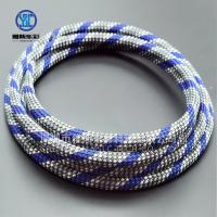China 2mm-30mm Pattern Snakeskin Net Cotton Textile Casing For Audio Cable for sale