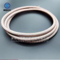 China Wear Resistant Nylon Braided Sleeve Cable Wrapped Tubes Telescopic Sleeving for sale