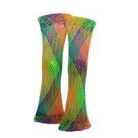 China Colorful Flexible Marble Mesh Fidget Toy PET Expandable Braided Sleeving for sale