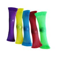 China Nylon Polyester Flexible Mesh Marble Fidget Toy PET Expandable Braided Cable Sleeve for sale