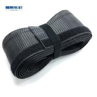China Flexible And Expandable Velcro Braided Sleeves For Cable Organization for sale
