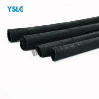 China 25 Feet Flexible Black Split Self Closing Cable Wrap Chemical Resistance for sale