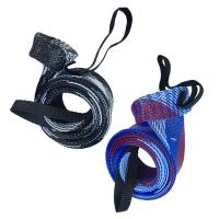 China Saltwater Black Mixed Color Sleek And Slim Polyester Fishing Rod Socks for sale