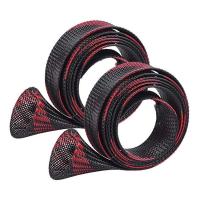 China Flexible And Easy To Use Black Polyester Fishing Rod Sleeve Prevents Damage for sale