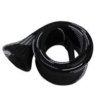 China Black Polyester Fishing Rod Sleeve Universal Protection For Freshwater And Saltwater Rods for sale