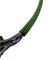China Premium Nylon Polyester Cable Sleeves With Abrasion And Chemical Resistance for sale