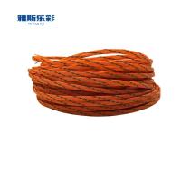 China Home Office Industrial Polyester Cable Sleeve With Silver Grey Reflective Yarn for sale