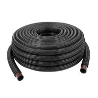 China Black Nylon Cable Sleeve with UL94V-2 Flammability Rating and Strong Tensile Strength for High Heat Resistance for sale