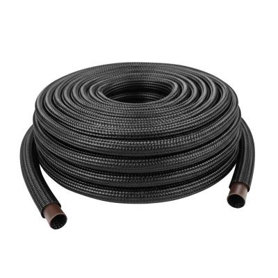 China Black Nylon Cable Sleeve with UL94V-2 Flammability Rating and Strong Tensile Strength for High Heat Resistance for sale