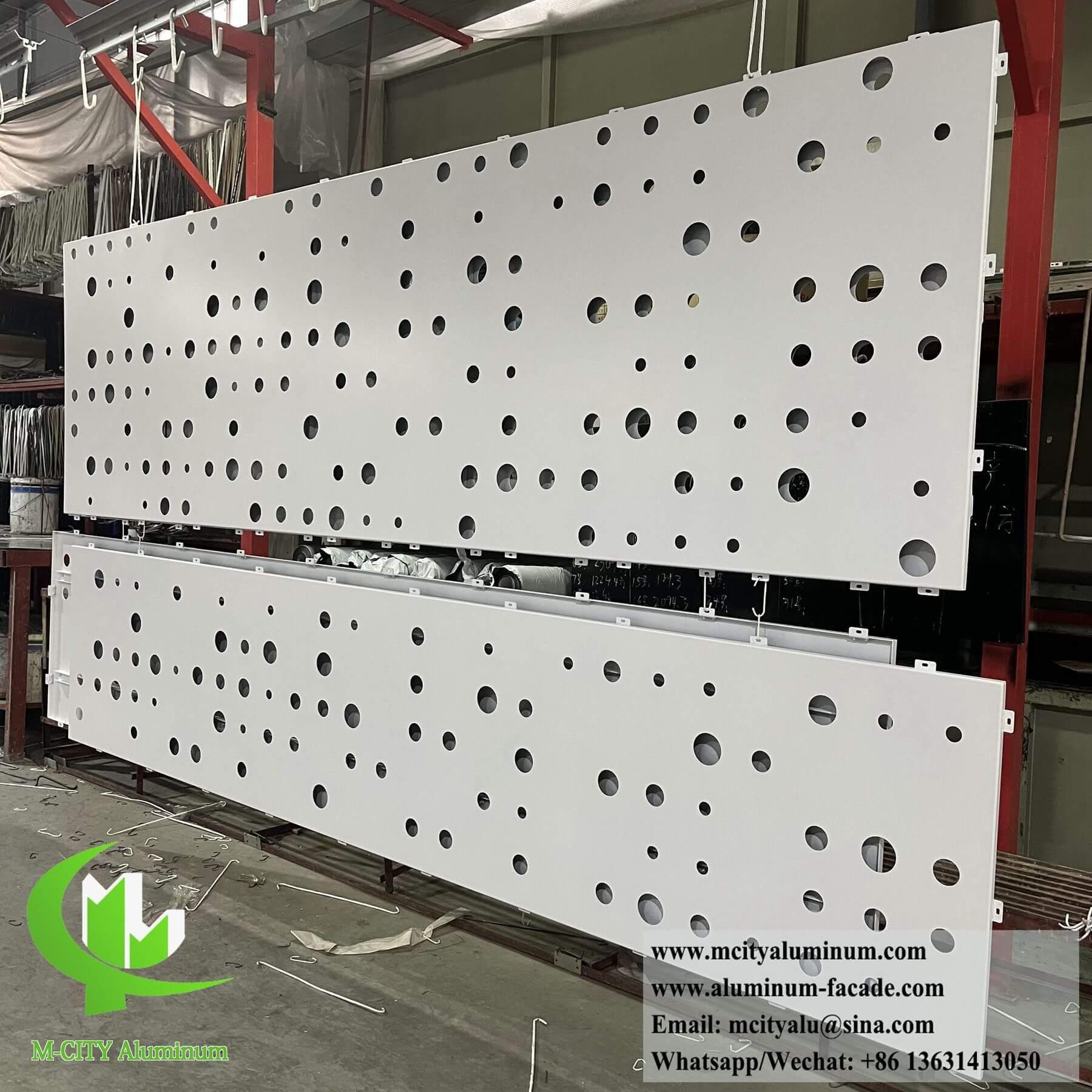 M-City-3mm-perforated-aluminum-panel-production-for-Saudi-Hospital