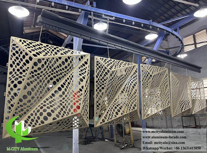 3D Custom Perforated Aluminum Facade