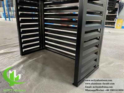 China Custom Made Powder Coated Aluminum AC Cover Anti Rust for Heat Pump Protection for sale
