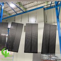 China Powder Coated Perforated Aluminum Panel with Customizable Size and CNC Laser Cut Design for Facade Cladding for sale