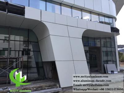 China PVDF Coated 3mm Aluminum Cladding Panel for Customizable Wall Facades and Decorative Applications for sale