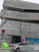 China Powder Coated Perforated Aluminum Facade Panel with Customizable RAL Colors and CNC Laser Cut Design for sale