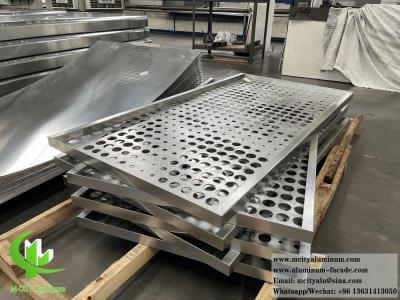 China Perforated Aluminum Sheet 3mm Thickness with PVDF Durable Coating for External Wall Cladding Decoration for sale