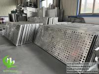 China 3mm Powder Coated Perforated Aluminum Facade Panel with Customizable Designs for Building Cladding for sale