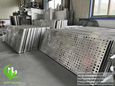 China 3mm Powder Coated Perforated Aluminum Facade Panel with Customizable Designs for Building Cladding for sale