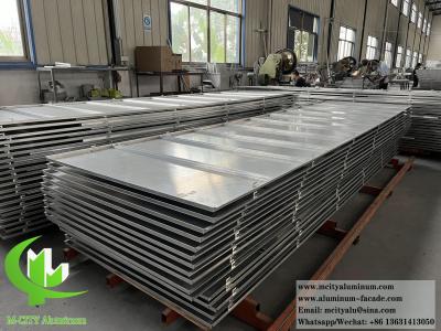China Powder Coated Perforated Aluminum Cladding Panel - Customizable Sizes for Solid Aluminum Facade for sale