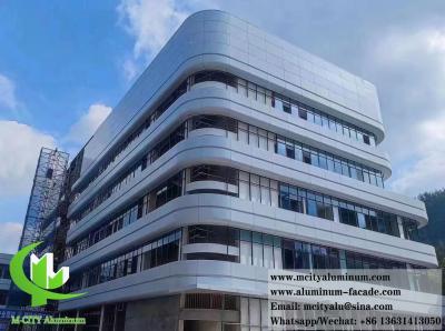 China 3mm Powder Coated Aluminum Cladding Panel 1200x2400mm with Perforated Design for Metal Facade for sale