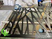 China Laser Cut Powder Coated Aluminum Screen Panel with Customizable Design for Facade and Cladding for sale