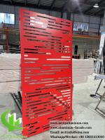 China CNC Perforated Aluminum Facade Panel with Powder Coated Finish for Customizable Designs for sale