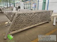 China 5mm Thickness Powder Coated Laser Cut Aluminum Panel with Customizable Patterns for Outdoor Decoration for sale