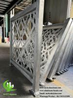 China Laser Cut Aluminum Panel with 50x50 Frame and Powder Coated Finish for Exterior Decoration in 1200x2400mm Size for sale