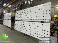 China Variable-Size Perforated Aluminum Facade with High Weather Resistance and Powder Coating PVDF for sale