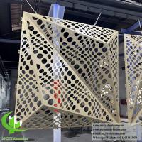 China 3D Aluminum Cladding Panel with Powder Coated Finish and Customizable Patterns in 3mm Thickness for Building Facades for sale