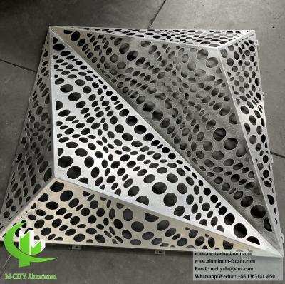 China 3D Aluminum Cladding Panel with PVDF Coating and Customizable Patterns in 1000x2000mm Size for sale